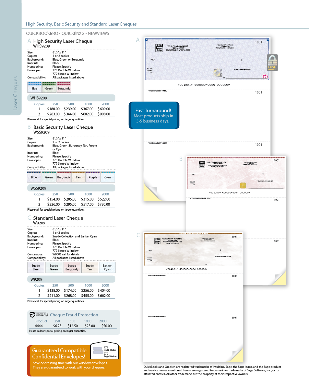 Laser Cheques - Care Printing